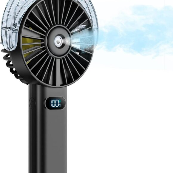 Other | Handheld Misting Fan Portable 400mah Rechargeable Battery ...
